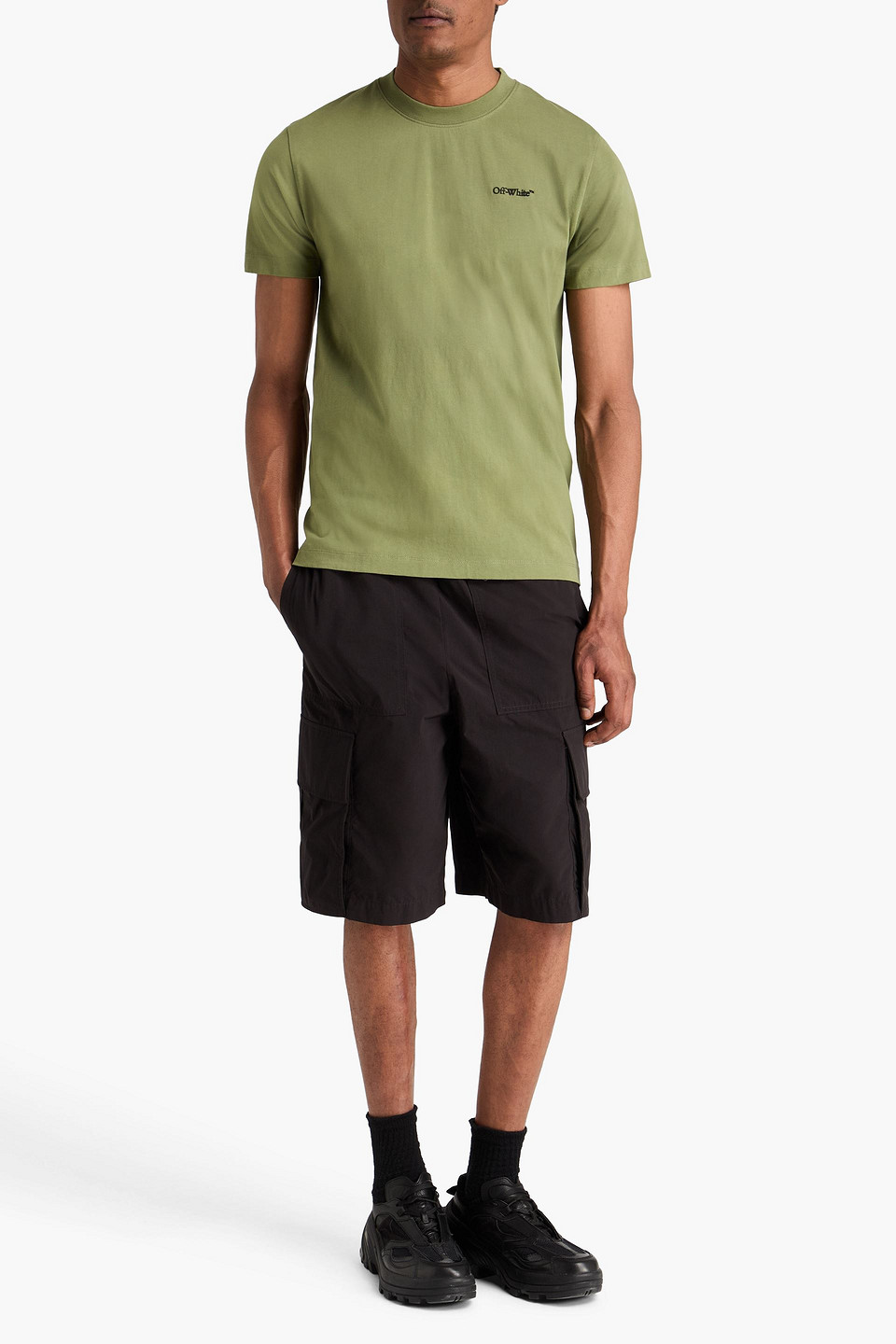 OFF-WHITE printed cottonjersey tshirt
